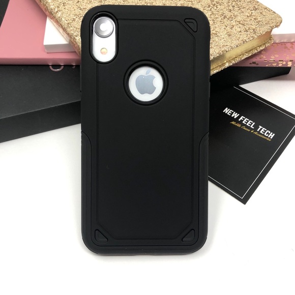 Accessories | Iphone Black Hybrid Armor Case | Poshmark